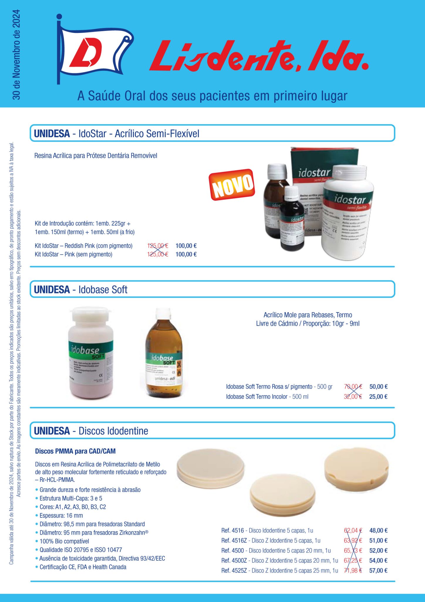 Listente | Material Dentário | Produtos para Prótese e Medicina Dentária